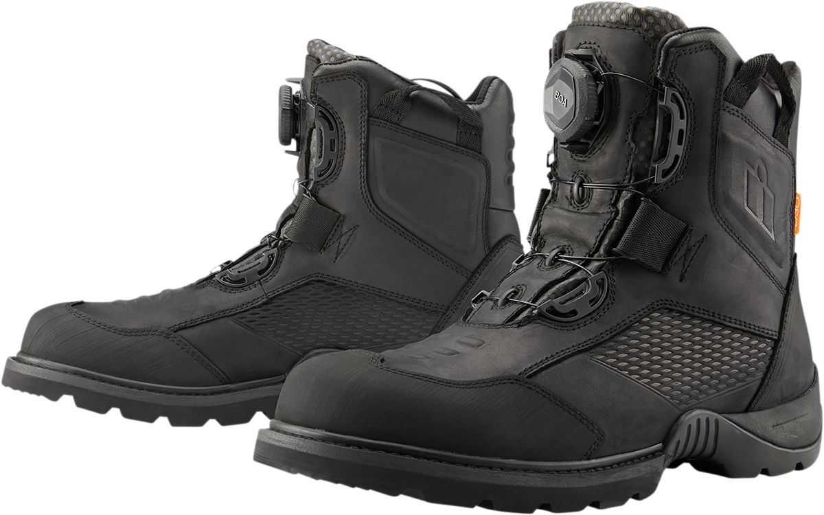 Icon Stormhawk Waterproof Boots Black – Power Sports Warehouse