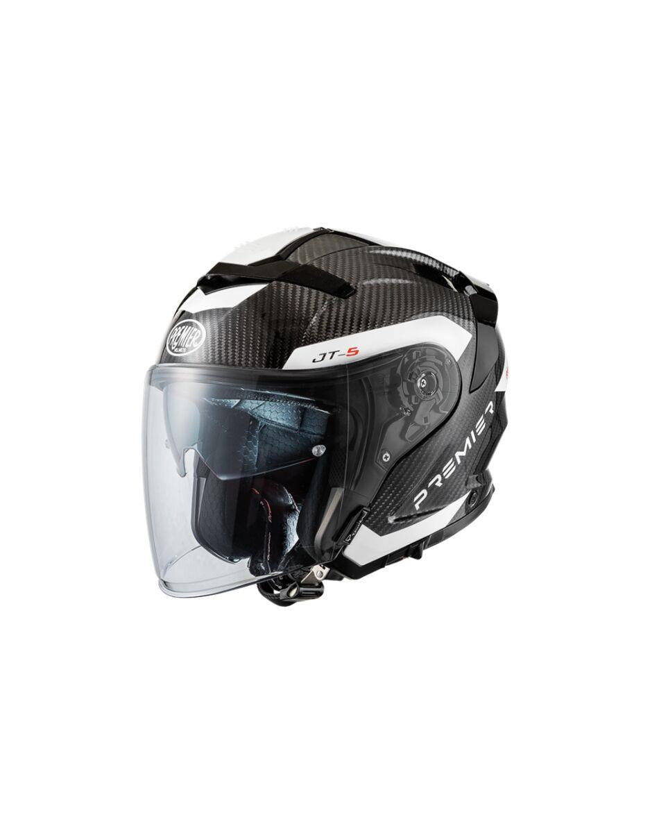 PREMIER HELMETS JT5 Carbon Black Motorcycle Helmet – Power Sports Warehouse